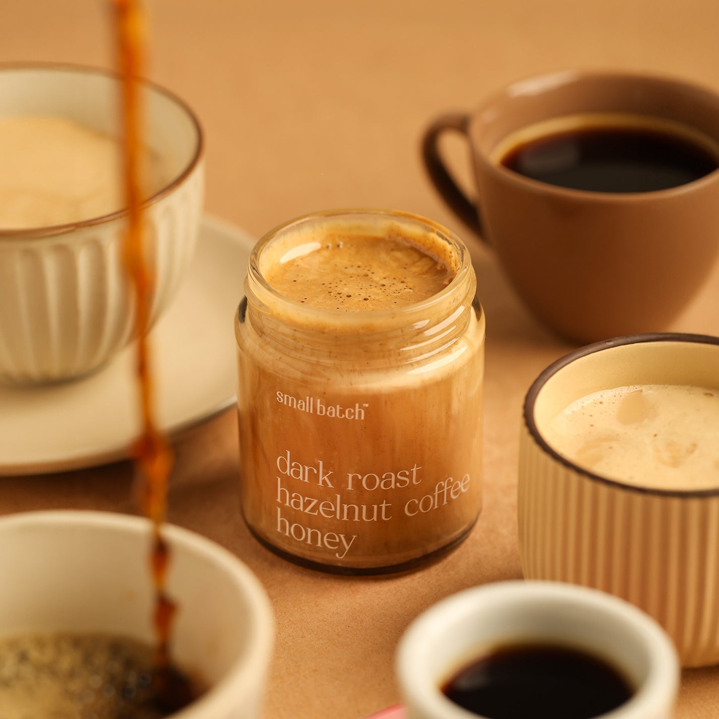 Dark Roast Hazelnut Coffee Honey | SmallBatch | Roasted Hazelnut – smallbatch.co.in